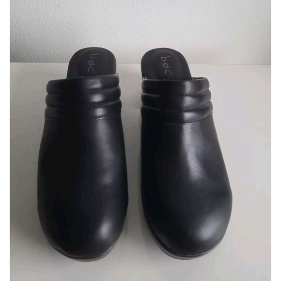 Born | Shoes | Boc Born Concept Platform Clog Mules Leather Chunky Slip ...